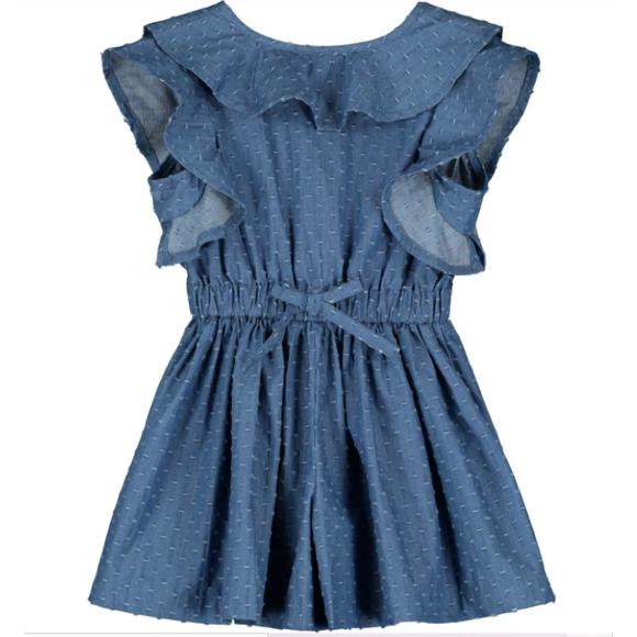 Vignette | Bottoms | New Vignette Girls Sandy Romper In Blue Denim ...